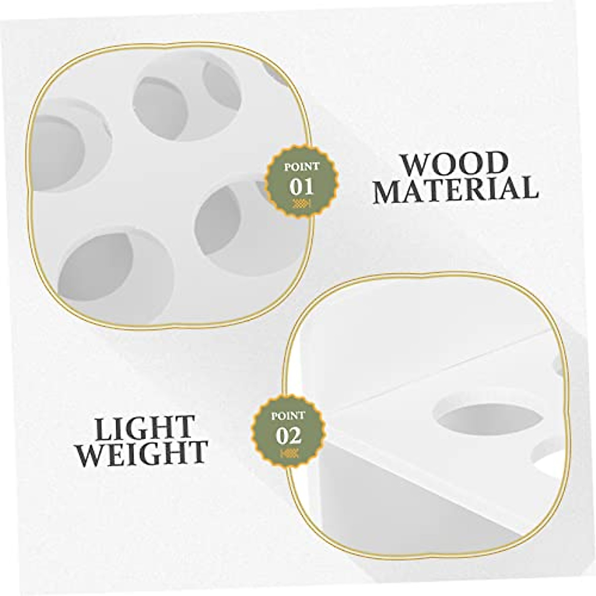 Cabilock 2pcs Wooden Artist Organizers School Scissors Tabletop Display Scissor Stationery Test Holder Home Tube Supplies Kids Art Organizing Storage Desk Desktop Rack Kindergarten