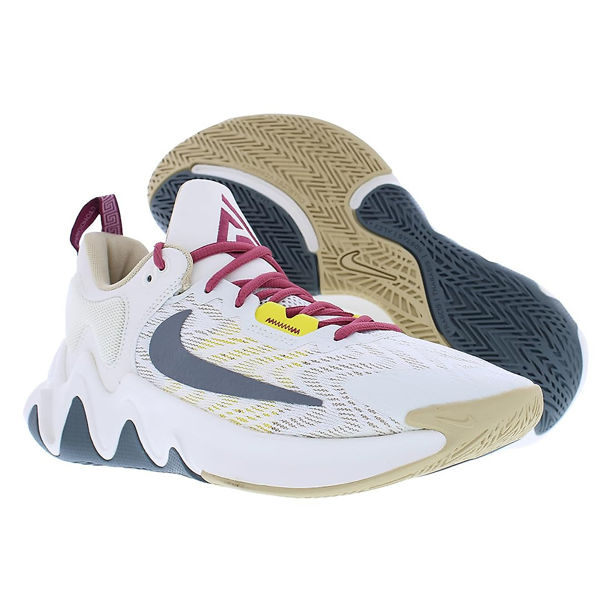 Nike Men's Giannis Immortality 2 - Sail/Smoke Grey-Rattan 7.5 US