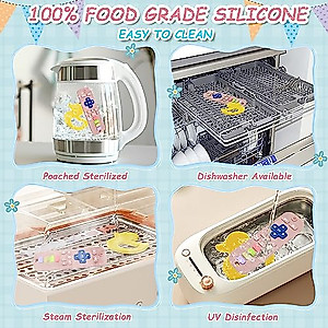 2 PCS Baby Teething Toys, Baby Teethers Set for 0-6, 3-6 Months & 6-12 Months, Remote Control Shape Teether, Duck Shape Teether, Baby Chew Toys Set, Baby Essentials, Infant Toys, Gift for Mum-to-Be