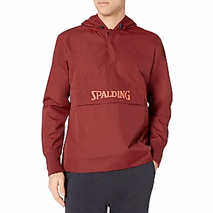 Spalding Men's Varsity Pullover Hoodie, Maroon, L