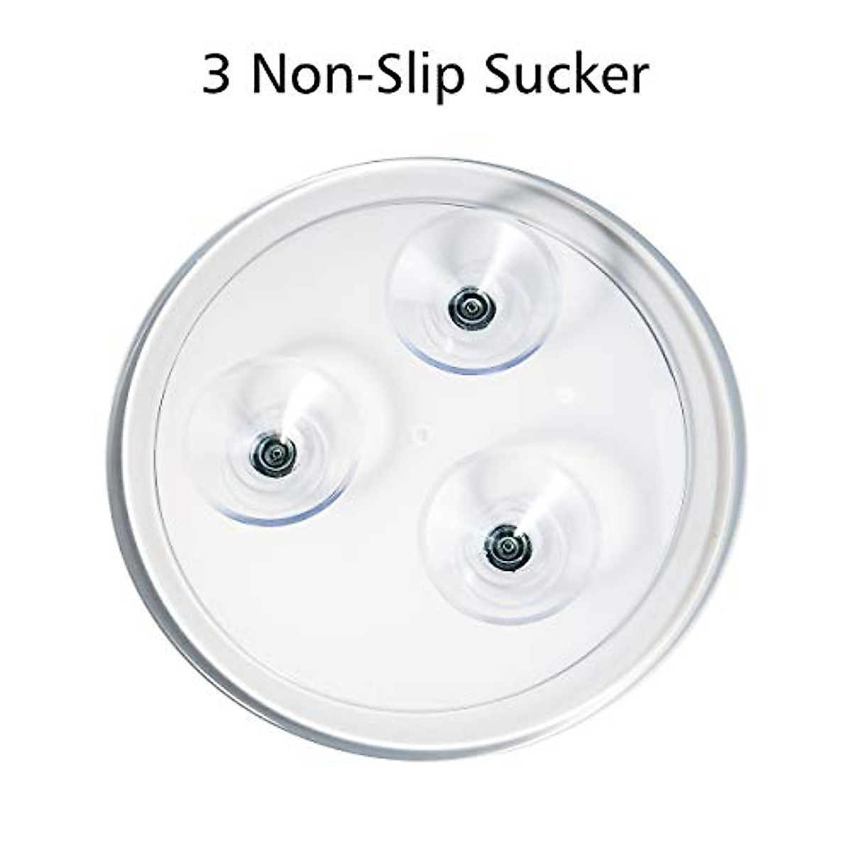 Glam Hobby15X Magnifying Mirror – Use for Makeup Application - Tweezing – and Blackhead/Blemish Removal – 6.3 Inch Round Mirror with Three Suction Cups for Easy Mounting