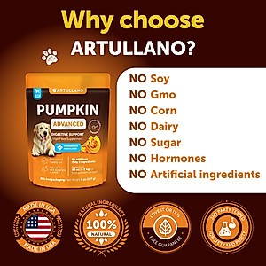 Pumpkin for Dogs - Pumpkin Powder for Dogs Digestive Support - Natural Fiber for Dogs - Healthy Stool - Mix with Water to Create Delicious Pumpkin Puree - Canned Pumpkin Alternative - 8 OZ