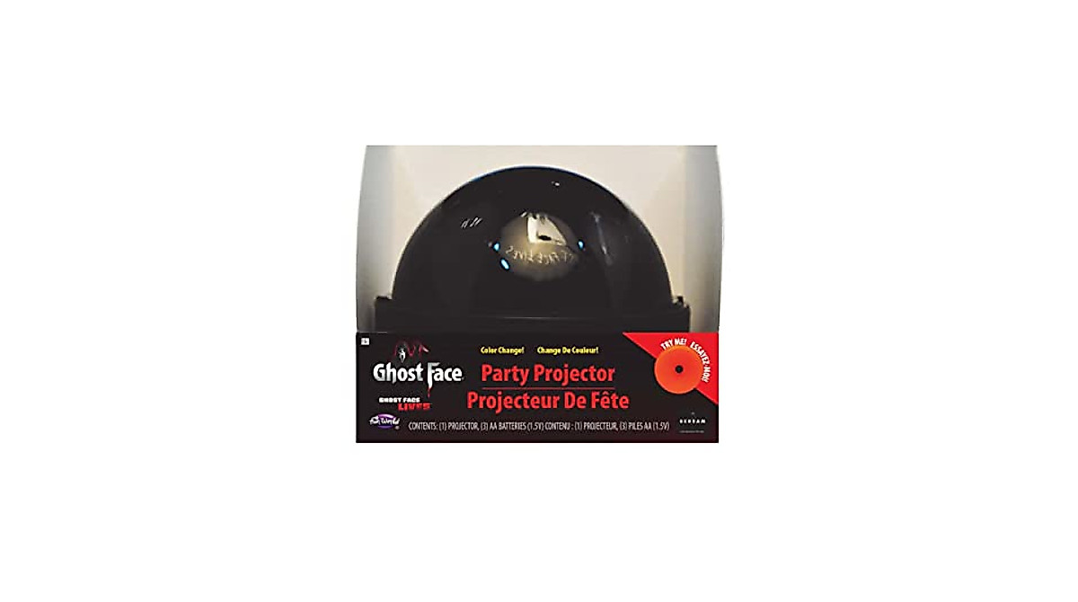 Fun World Ghost Face Projector for Spooky Halloween Decor