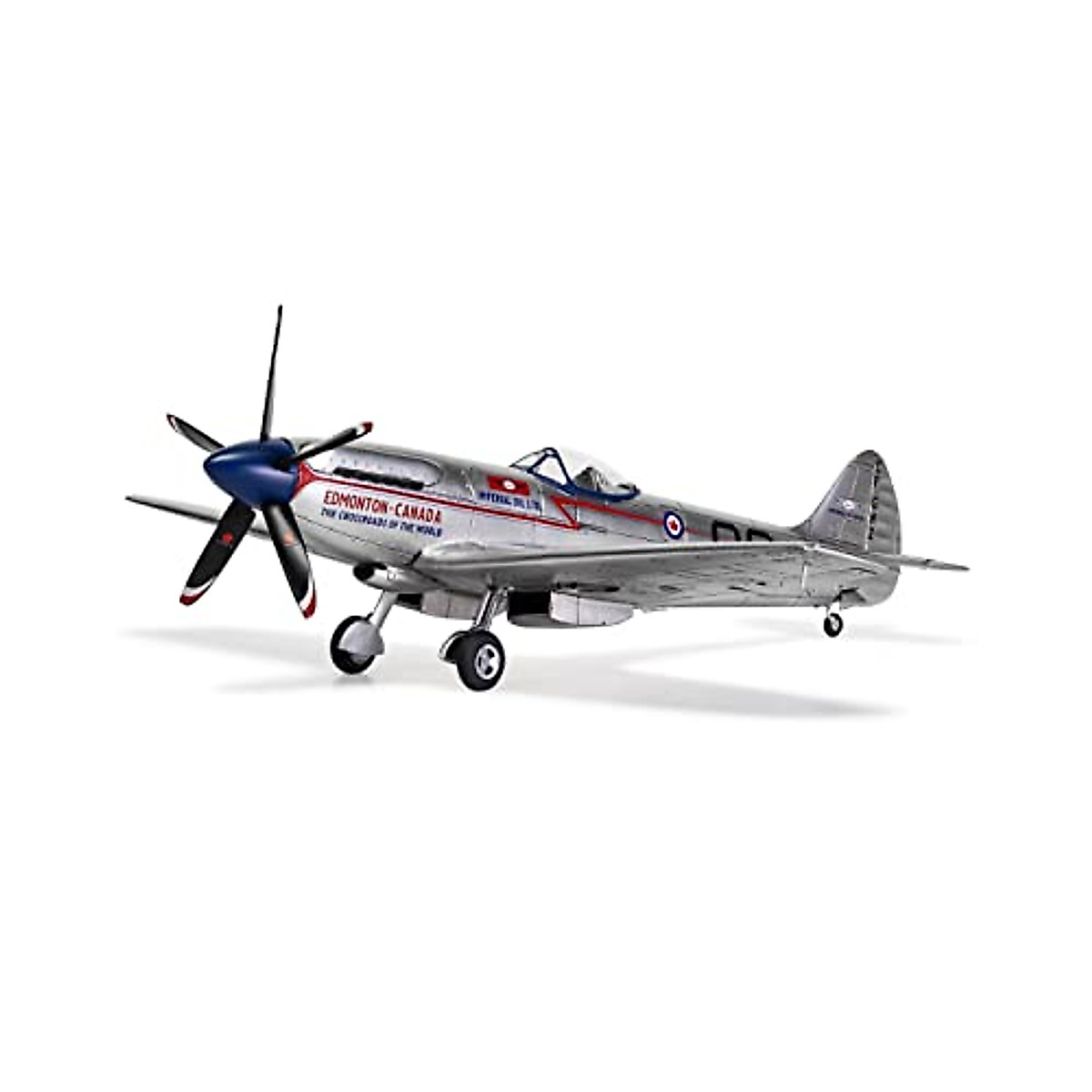 Airfix Model Set - A05139 Supermarine Spitfire MKXIV Civilian Schemes Model Building Kit - Plastic Model Plane Kits for Adults & Children 8+, Set includes Sprues & Decals - 1:48 Scale Model