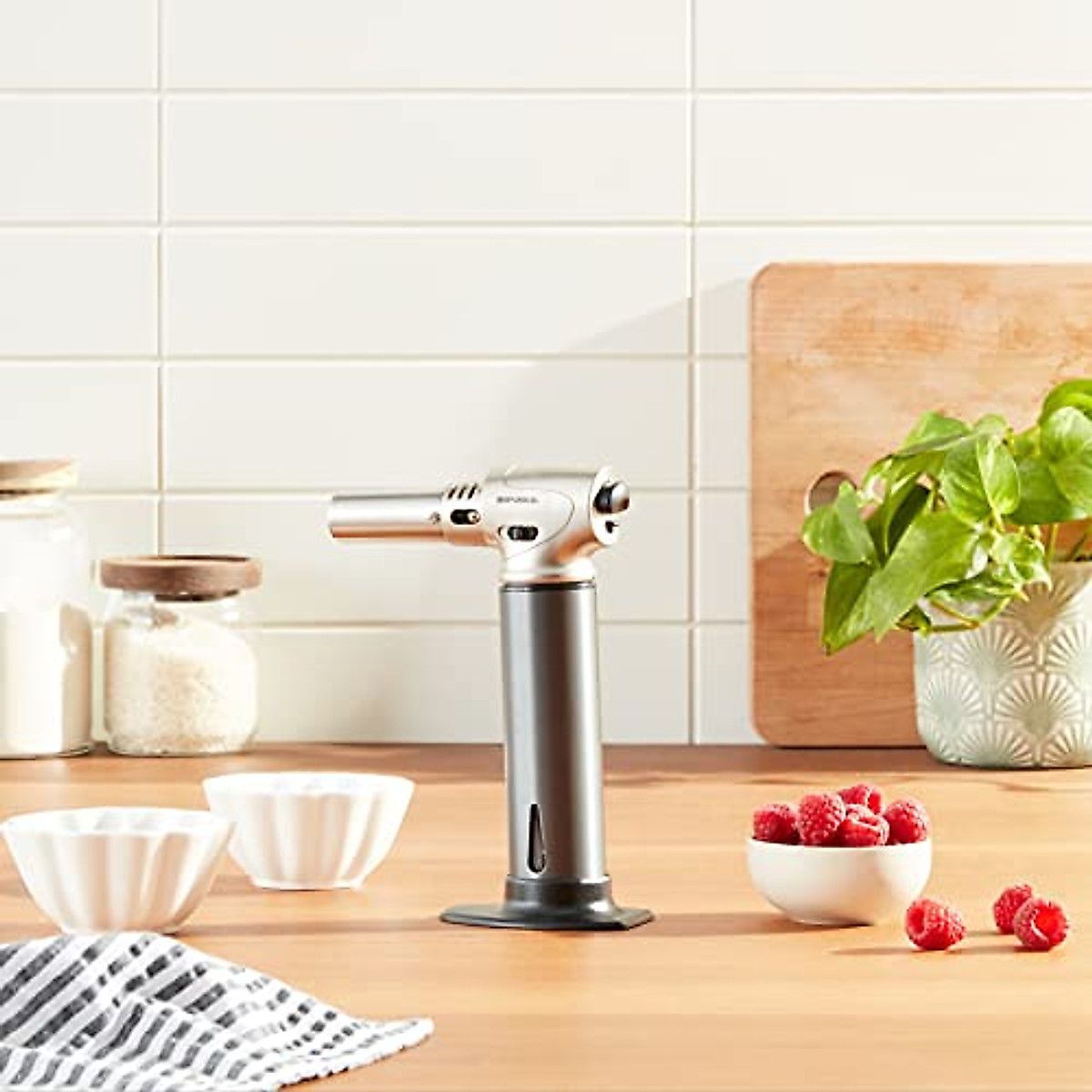 BonJour Chef's Tools Professional Culinary / Crème Brûlée Torch, Black