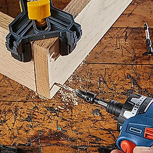 BOSCH SP515 5 Piece Hex Shank Countersink Drill Bit Set with #6, #8, #10, and #12