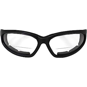 Global Vision Hercules Bifocal Anti-Fog Safety Glasses with EVA Foam, Clear Lens (2.50)