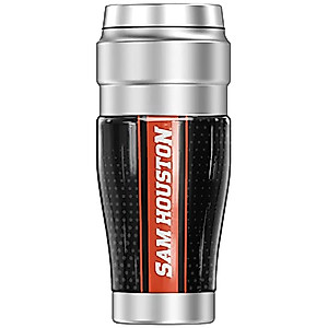 THERMOS SAM HOUSTON STATE UNIVERSITY OFFICIAL Radial Dots STAINLESS KING Stainless Steel Travel Tumbler, Vacuum insulated & Double Wall, 16oz
