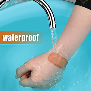 Waterproof Adhesive Bandage Transparent Stretch Adhesive Bandage Roll Clear Adhesive Bandages Dressing Roll (4 Inches x 10.94 Yards)