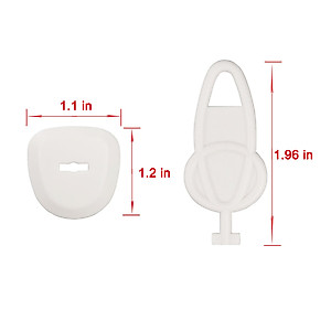 UCLEVER Outlet Plug Covers Baby Proofing Electric Protector Caps Kit for Child Safety (24 Plugs + 4 Keys)