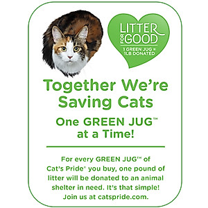 Cat's Pride Fresh Scent Pure & Fresh Multi-Cat Clumping Litter, 10-Pound Jug, Pack of 2