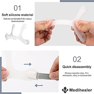 Replacement Silicone Frame for WISP,Including Frame and Clips for Wisp Not Dreamwisp,Great Value Supplies by Medihealer