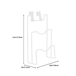 Luxshiny Cabinet Organizer Wall Mount Pot Lid Rack Punch Free Stainless Steel Hanging Cutting Board Pot Lid Holder Cabinet Door Pot Lid Organizer Pan Cover Rack Hanger for Kitchen White Shelf Bracket