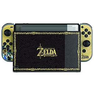 PDP Gaming Zelda Collector's Edition Play and Protect Screen Protection and Skins Screen Protector, Console Skin, 2 Joy Con Skins: Zelda - Nintendo Switch