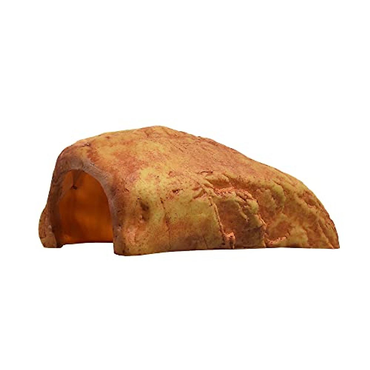 JIHAQUA Reptile Rock Hide Cave Hiding Place for Reptiles, Snake Cave and Hides for Snake, Ball Python, Geckos Reptiles (Medium)