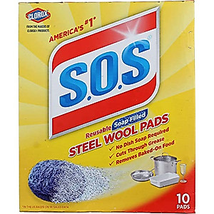 S.O.S. Steel Wool Soap Pads 10 pads