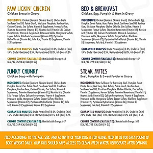 Weruva Classic Dog Food, Variety Pack, Baron's Batch, Wet Dog Food, 14oz Cans (Pack of 12), Multi