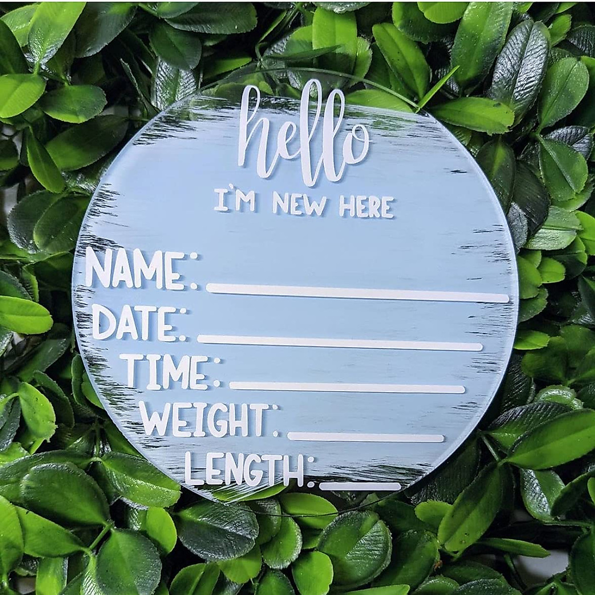 20 Pieces Clear Circle Acrylic Sheet 4 Inch Acrylic Plexiglass Disc Transparent Round Acrylic Sign for Milestone Markers, Name Cards, Cricut Cutting and Engraving, Painting and DIY Projects