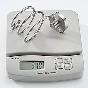 WINCASE Brushed Hairdryer Holder, Hair Blow Dryer Holder Rack Organizer, Bath Hair Care Tools Holder SUS 304 Stainless Steel Nickel Bathroom Wall Mounted