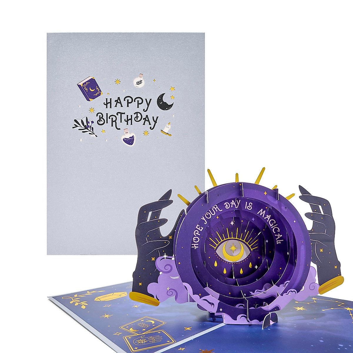 Lovepop Happy Birthday Pop-Up Card for Her, Him, Girls, Boys - 3D Greeting Cards - Magical - 5" x 7" - Blank Notecard & Envelope Included