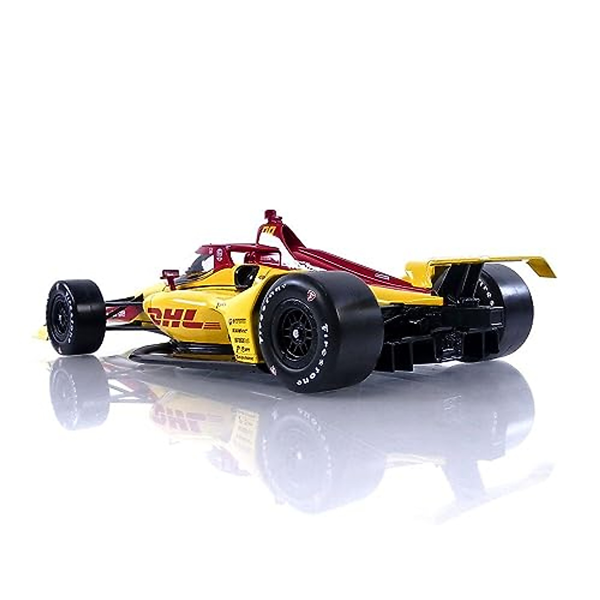 Dallara IndyCar #28 Romain Grosjean DHL Andretti Autosport NTT IndyCar Series (2023) 1/18 Diecast Model Car by Greenlight 11185