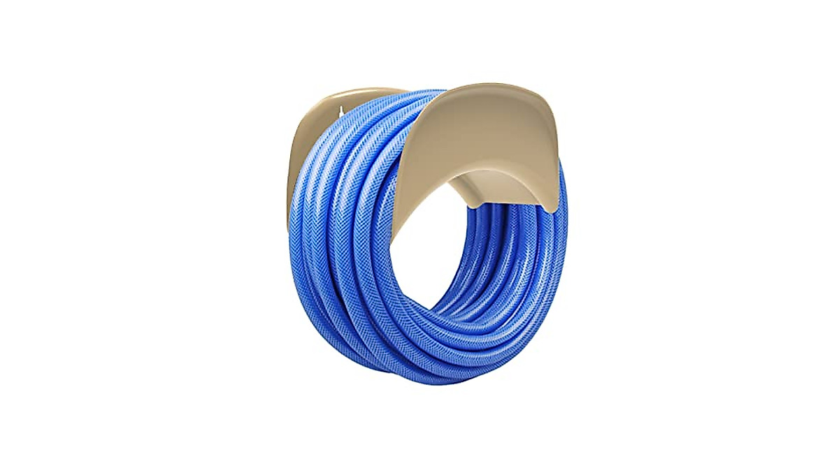 Gardzen Heavy Duty Wall-Mounted Hose Bracket for Garden & Car Hoses