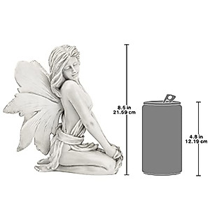 Design Toscano PD1549 The Enchanted Garden Fairies Colleen Statue,antique stone