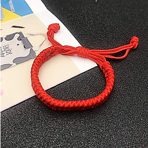 Zittop Chinese Feng Shui Lucky Strap Friendship Handmade Bracelet Red String Rope Men Women Fashion Jewelery.
