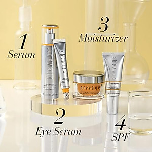 Elizabeth Arden PREVAGE Daily Face Serum 2.0, Anti Aging Serum for Face and Neck, Now With 4x Antioxidant Power, Improves Elasticity, Tones, Textures, Dark Spots, and Brightens Skin, 1.7 oz Tube