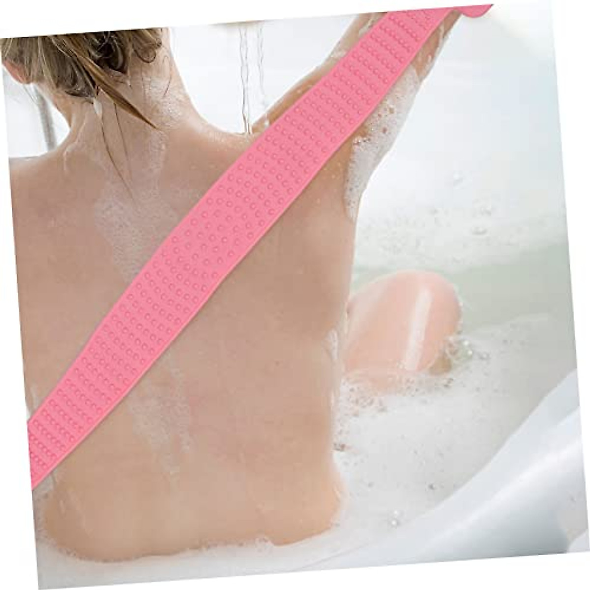 Alipis 3 Pcs Silicone Bath Towel Body Towel Bath Sponge Spa Towels Back Body Scrubber Cleaning Towels Body Scrub Sponge Silicone Exfoliating Brush Shower Towel Shower Brush Accessories