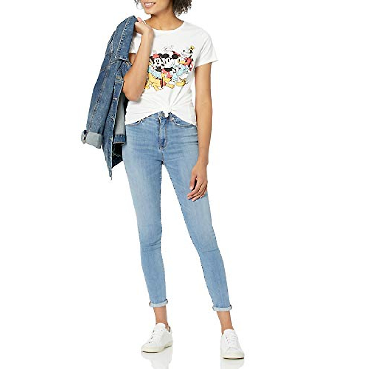 Amazon Essentials Disney | Marvel | Star Wars | Princess Women's Short-Sleeve Crew-Neck T-Shirts (Available in Plus Size), Pack of 2, Minnie and Friends, XX-Large