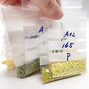 Diamond Painting Tool,100pcs/lot Diamond Sticker Storage Bag Clear Plastic Writable Diamond Art Storage Container Reclosable Self Sealing Accessories