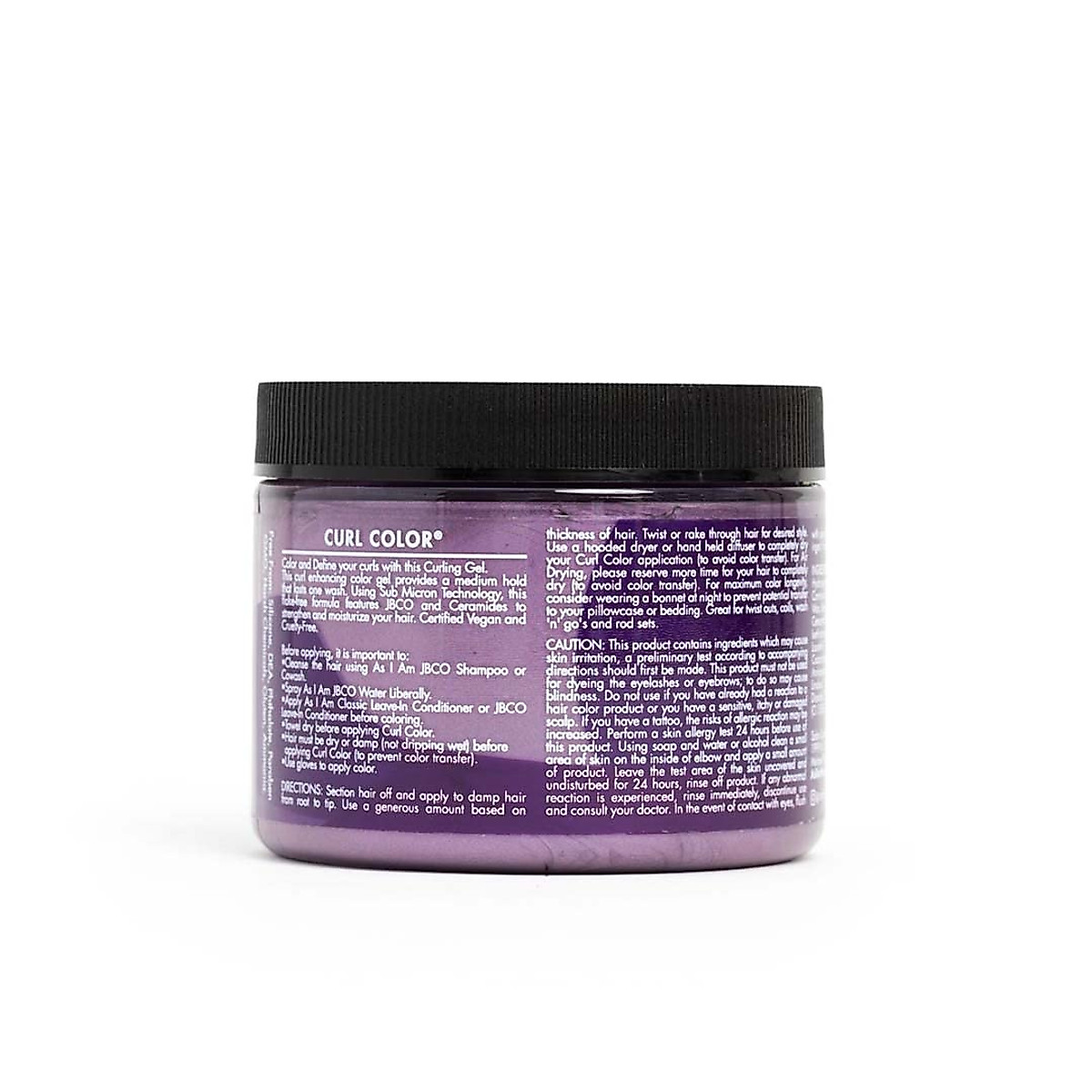 As I Am Curl Color - Passion Purple - 6 ounce - Color & Curling Gel - Temporary Color - Medium Hold - Vegan & Cruelty Free