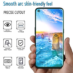 Slanku [3-PACK] For OnePlus Nord N10 5G Screen Protector Tempered Glass, Anti-Scratch, No-Bubbles, Easy installation, Case Friendly