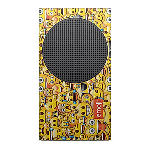 Head Case Designs Officially Licensed Emoji Smileys Art Patterns Vinyl Sticker Gaming Skin Case Cover Compatible with Xbox Series S Console