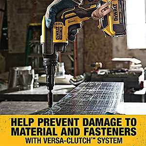 DEWALT 20V MAX* XR Screw Gun with Adjustable Torque and Clutch, Brushless (DCF622M2)