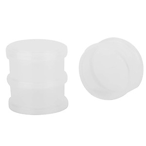 Tomotato 3 Layers Nail Decoration Storage Box Small Bead Organizers Clear Nail Art Storage Containers Nail Art Accessories