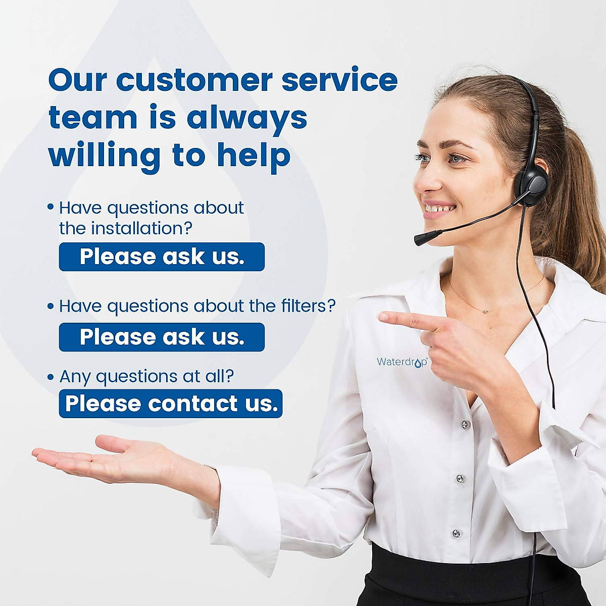 Waterdrop Replacement Filters for All Waterdrop Pitcher Filtration System, WD-PF-01A Plus 3 Packs & WD-PF-AL Alkaline Filters 3 Packs