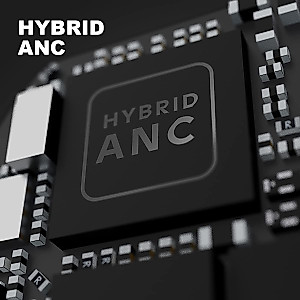 New Soul Emotion PRO Wireless Bluetooth Earbuds - Hybrid Active Noise Cancelling ENC in-Ear Headphones with Wireless Charging Case for Music and Calls - Superior Sound Quality and Comfort - Black