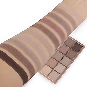 AMY'S DIARY 10 Colors Eyeshadow Eye Shadow Palette Makeup,Matte Naked Eye Shadow, Ultra-Blendable, Naturing-Looking, Long Lasting, Neutral Nudes Eye Shadow Palette for Women