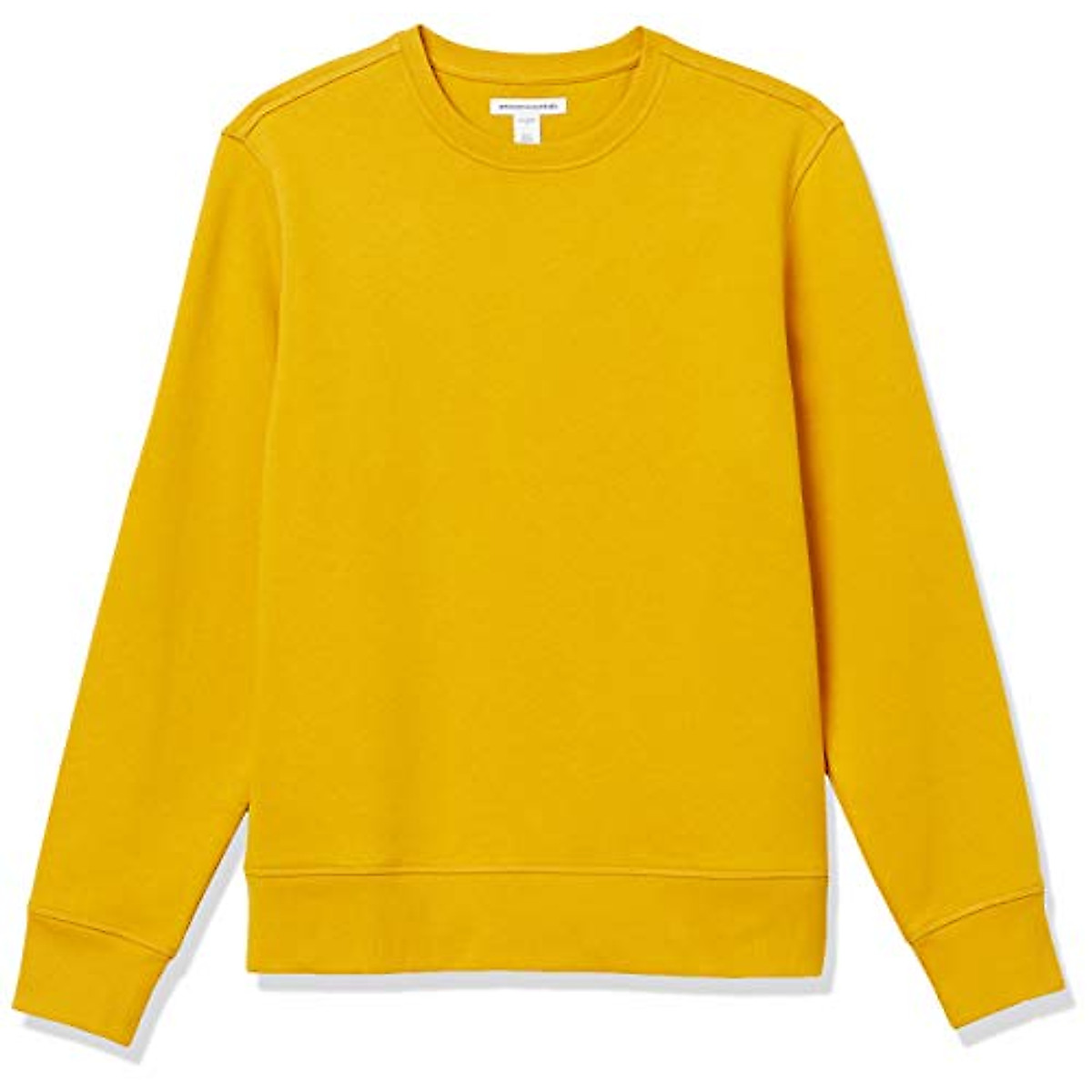 Amazon Essentials Men's Fleece Crewneck Sweatshirt (Available in Big & Tall), Gold, Medium