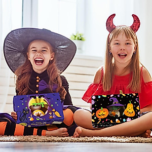 Pasimy 36 Pcs Halloween Cookie Boxes with Window 8.7 x 5.5 x 2.8 Inch Halloween Treat Boxes Bulk Trick or Treat Cupcake Candy Dessert Containers for Halloween Bakery Pastry Packaging Supplies