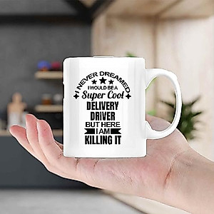 Courage Gift For Delivery Drivers To Persevere During Tough Times 11oz 15oz White Coffee Mug
