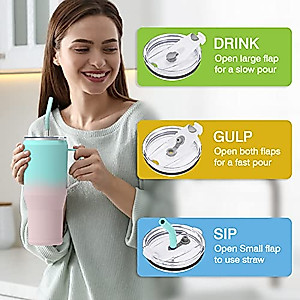 Zukro 50 oz Mug Tumbler With Handle And Straw, Vacuum Insulated Stainless Steel Large Travel Water Cup with Lid,Fit in Cup Holder,No Sweat,Keep Drinks Cold Up To 30 Hours, Dishwasher Safe,Pink