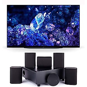 Sony XR48A90K 48" 4K Bravia XR OLED High Definition Resolution Smart TV with a Platin MILAN-5-1-SOUNDSEND 5.1 Immersive Cinema-Style Sound System (2022)