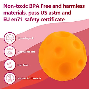 ROHSCE 12 Pcs Montessori Toys for Babies 3 Months, Crawling Toys for Babies 6-12 Months, Sensory Turtle Toy with Sensory Balls Set