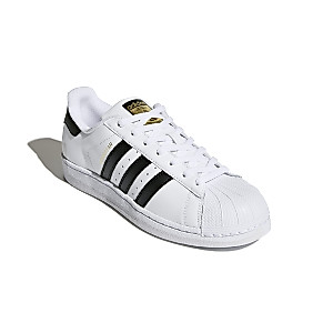 adidas Originals mens Super Star Sneaker, White/Black/White, 11 US