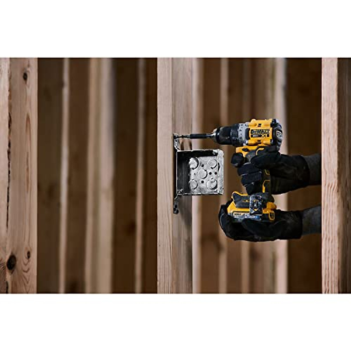 DEWALT 20V MAX* XR COMPACT DRILL/DRIVER WITH POWERSTACK BATTERIES (DCD800D1E1)