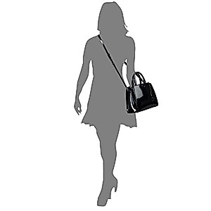 DKNY Paige Medium Satchel, Black/Black