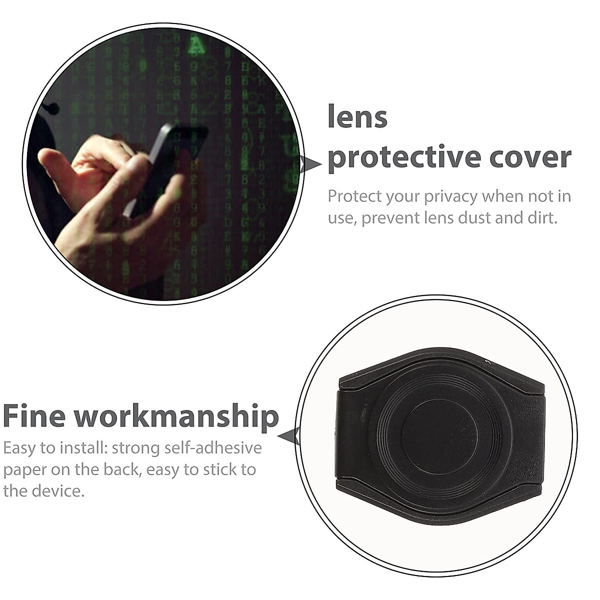 Hemobllo 5pcs Privacy Cover Tablet Protector Computer Laptop Webcam Covers Computers Laptops Phone Camera Cover Camera Covers Camera Lens Covers Cell Phone Protective Film Plastic